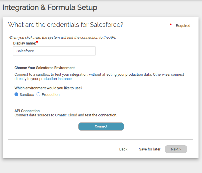 How to Connect Omatic Cloud to Salesforce