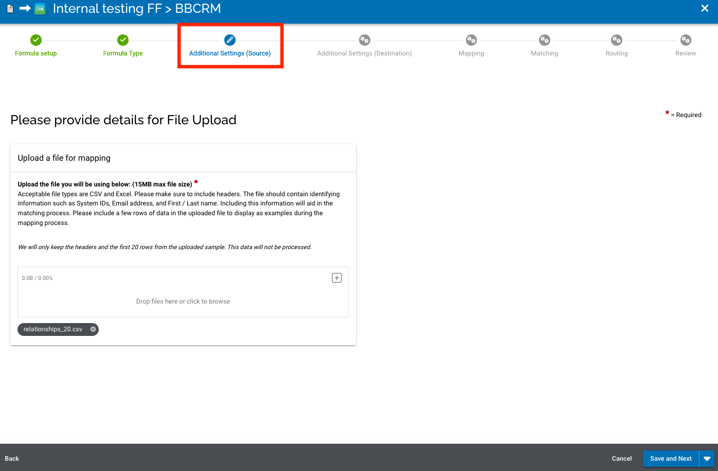Error: The file headers don’t match the example file. To resolve ...
