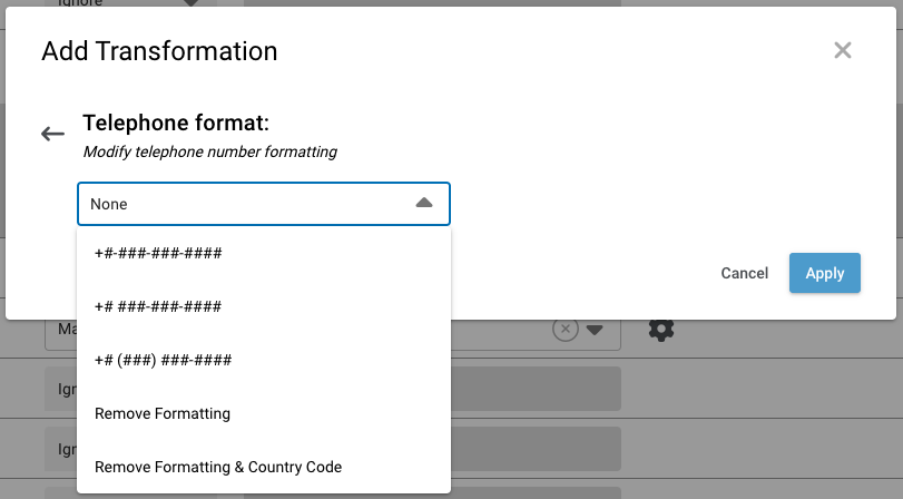 How to Transform Telephone Format