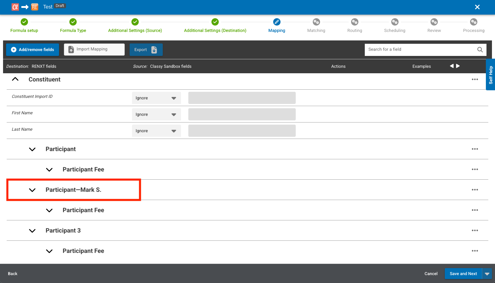 How to Rename Objects on the Mapping Screen